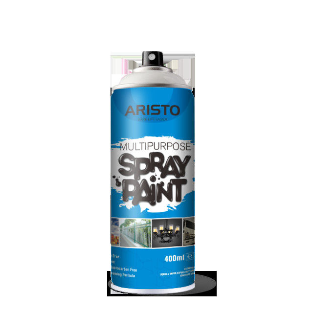 Multi Purpose Acrylic Spray Paint Normal Colors Liquid Coating 400ml ...