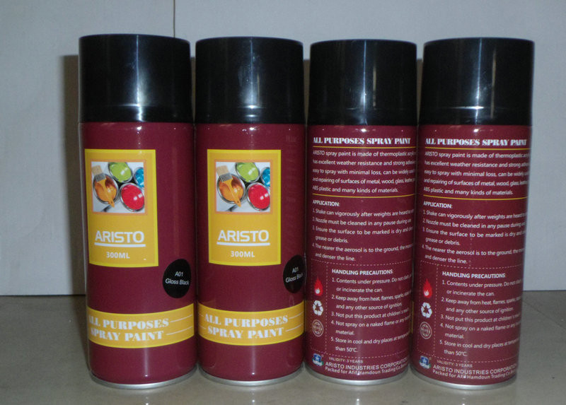 Colorful All Purpose Acrylic Spray Paint