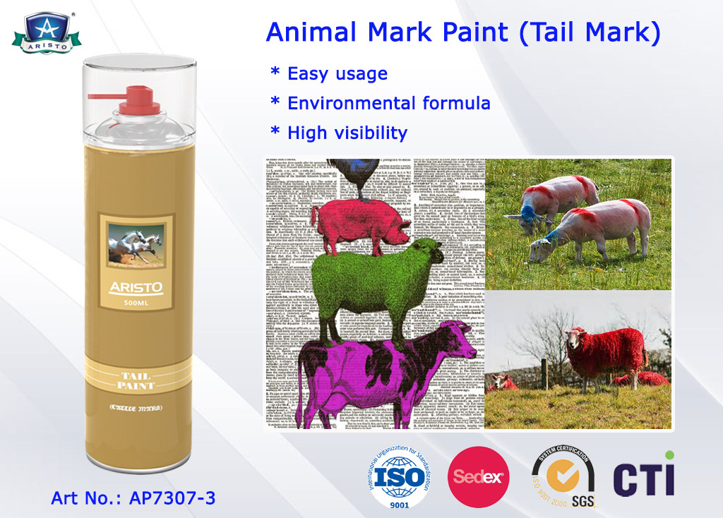 Fast Drying Waterproof Spray Animal Mark Paint for Pig / Sheep / Horse ...