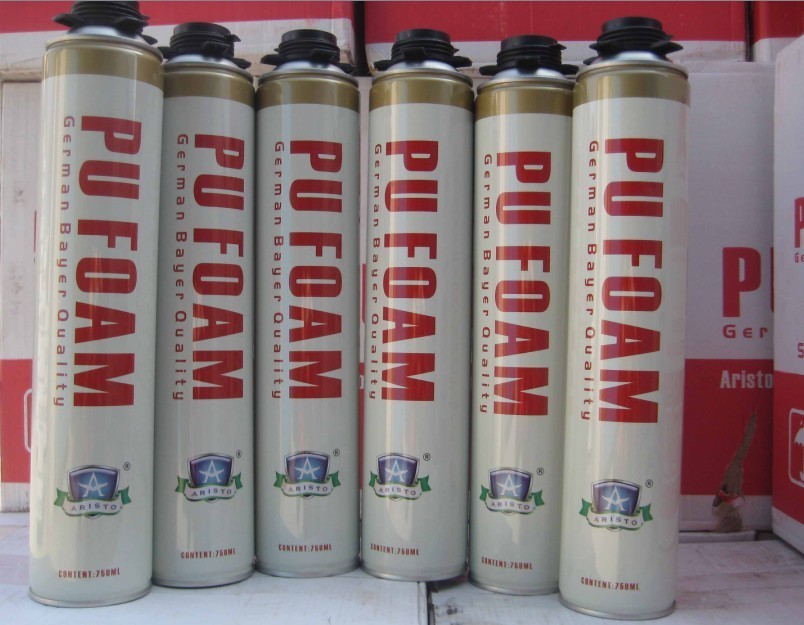 Fire Proof PU Foam Spray Can / Aerosol Polyurethane Foam Insulation B2 ...